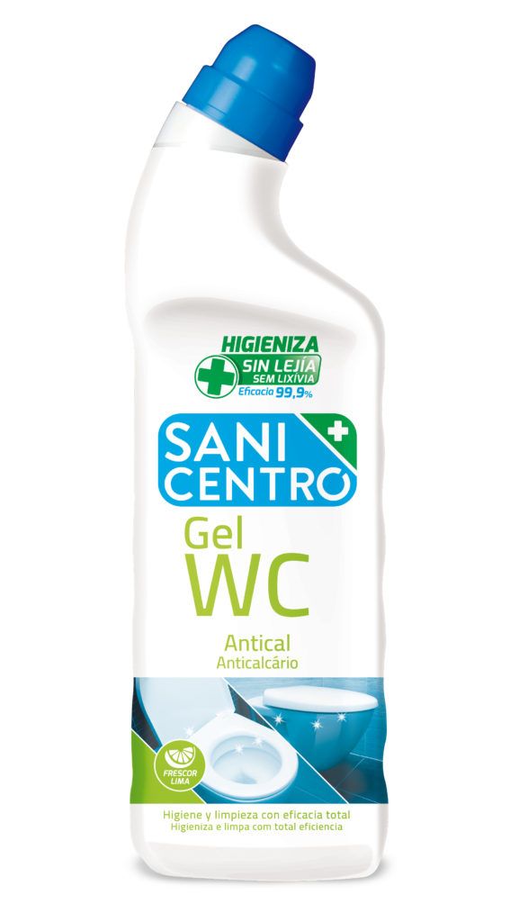 Sanicentro Higienizante GelWC Lima Antical – Quicesa